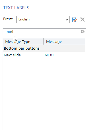 Editing Texts and Labels
