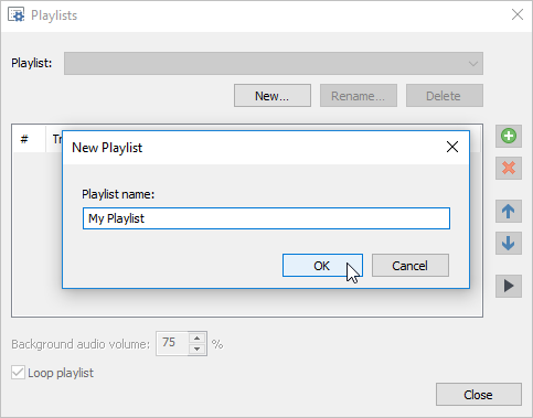 Working with the Playlists