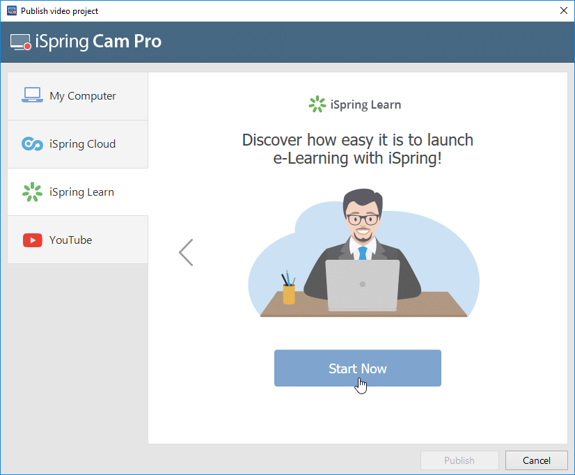 Publishing to iSpring Learn