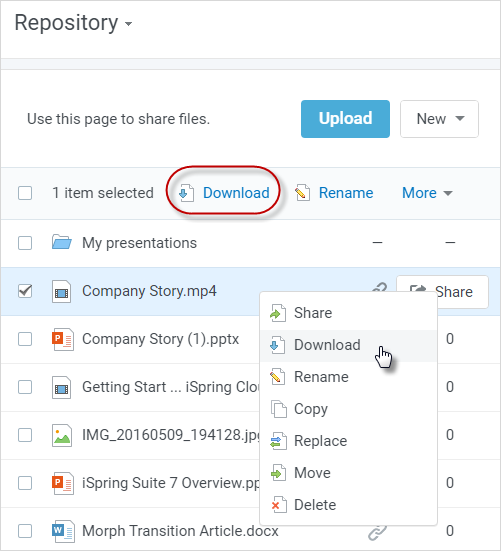 Download Content