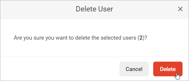 Deleting Users