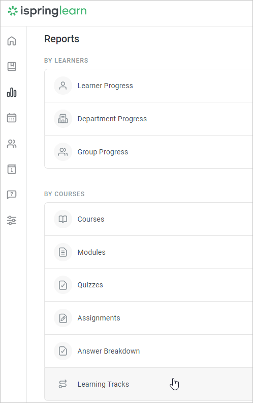 Learning Track Details