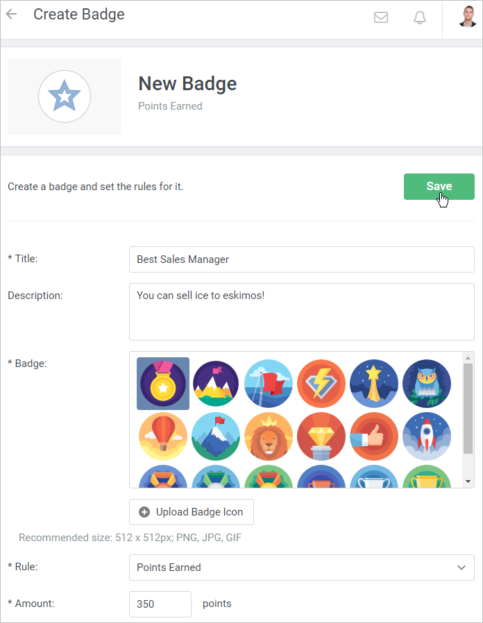 Badges