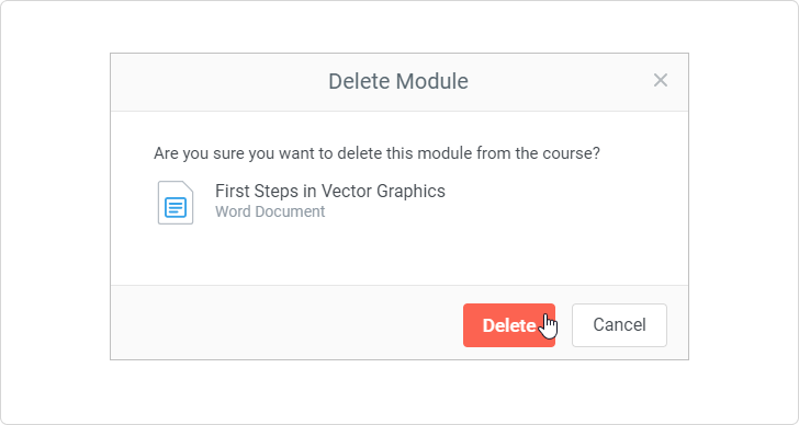 Deleting Modules