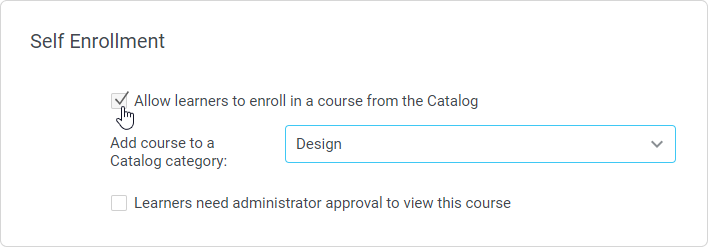 Adding Courses to Catalog