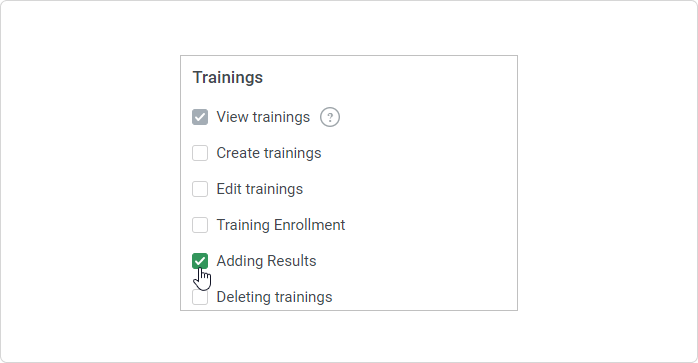 Adding Results