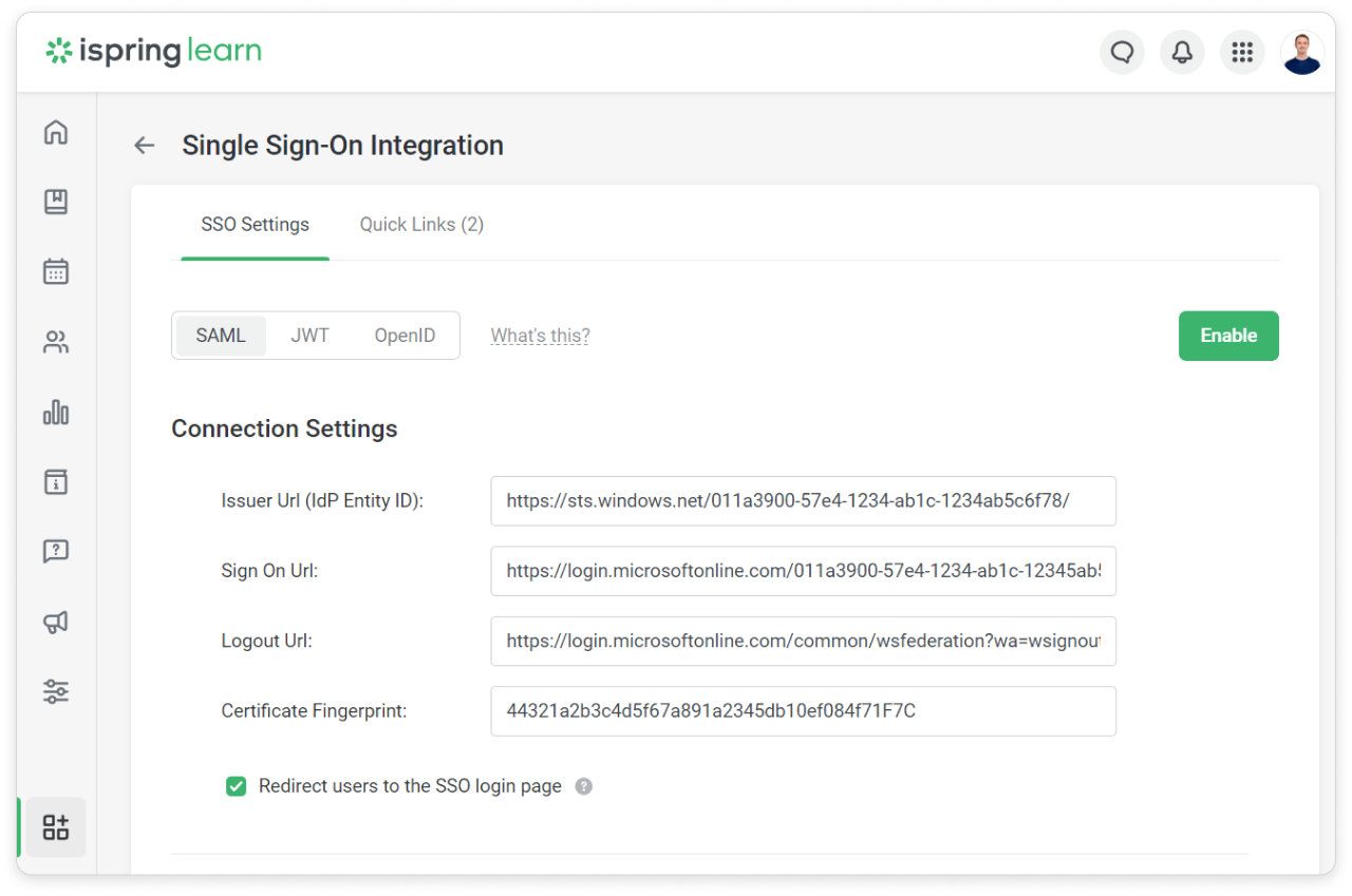 How to Configure SSO with Azure AD