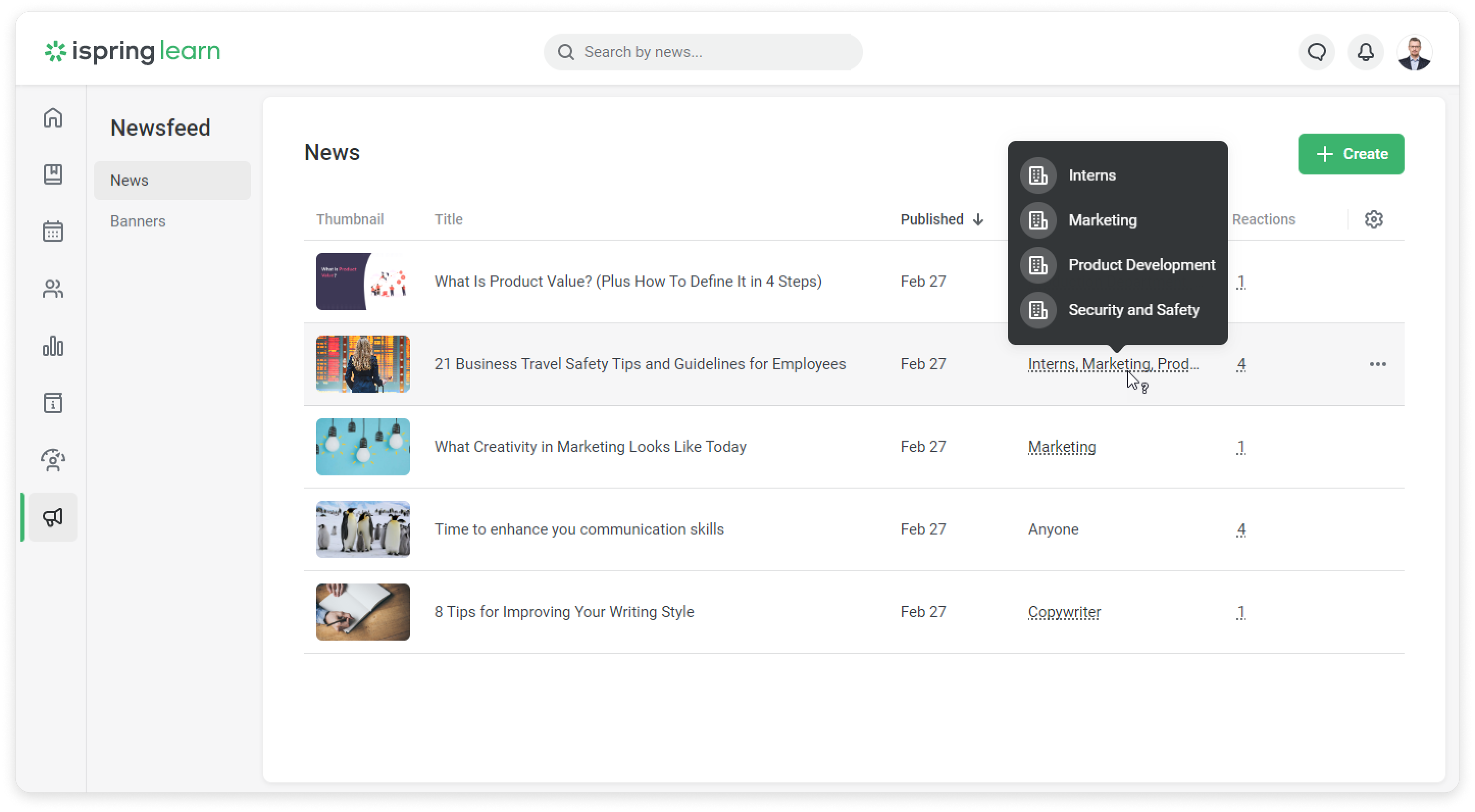 How to Show News Posts to Specific Groups