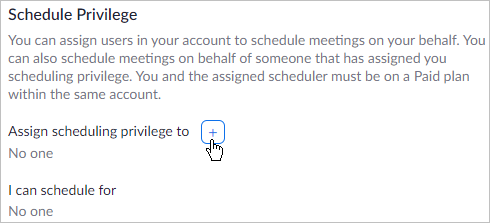 Scheduling Privilege