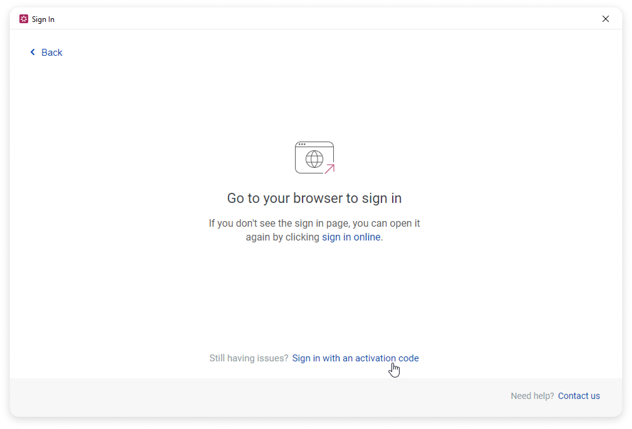 How to Sign In With Activation Code