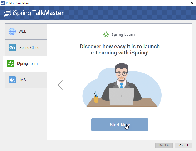 Publishing to iSpring Learn