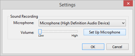 Setting Up the Microphone
