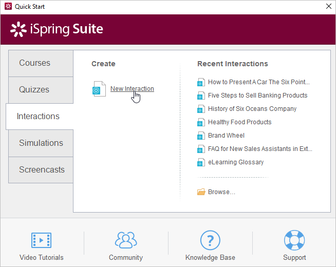 Getting Started with iSpring Visuals