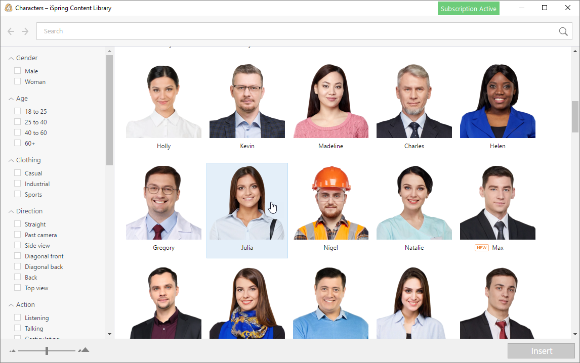 Inserting Characters