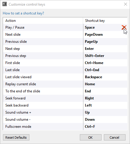 Playback and Navigation Settings