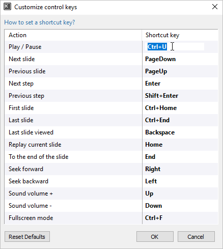 Playback and Navigation Settings