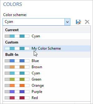 Color Scheme Settings