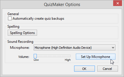 Setting Up the Microphone