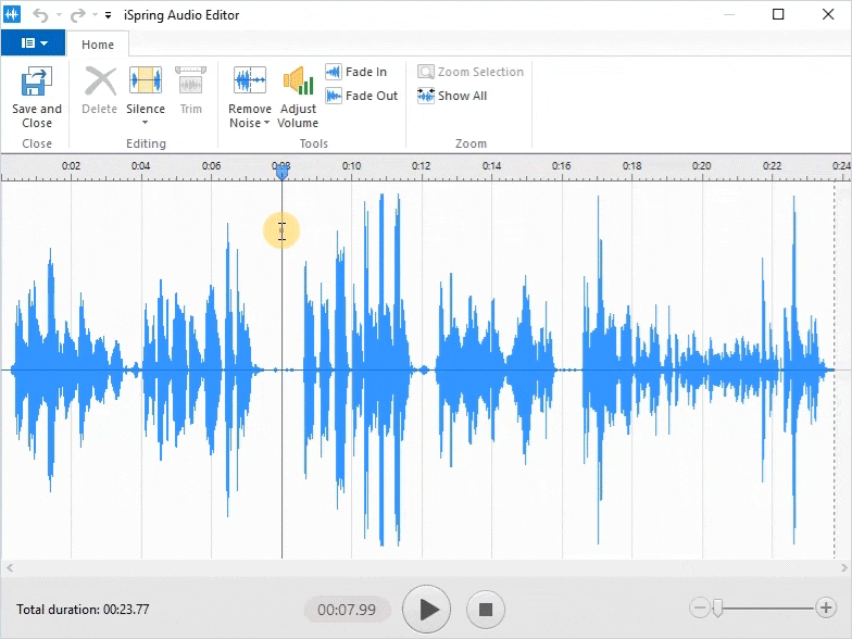 Setting Fade Effects