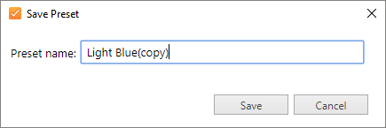 Adjusting Color Scheme