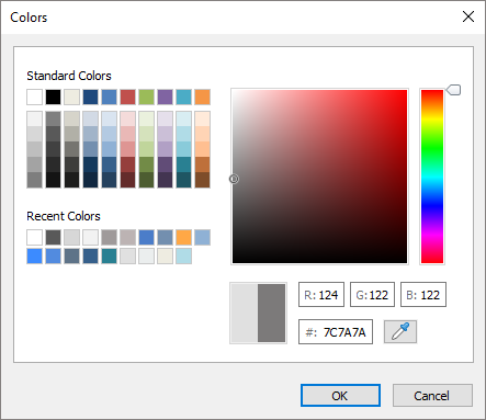 Adjusting Color Scheme