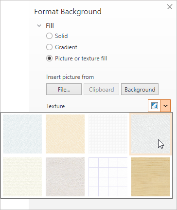 Picture or Texture Fill