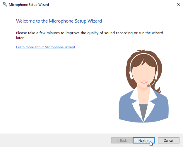 Setting Up the Microphone