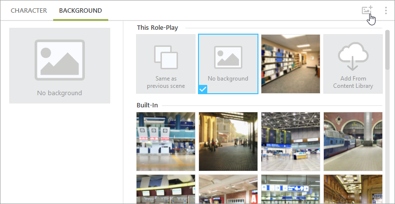 Adding Custom Backgrounds
